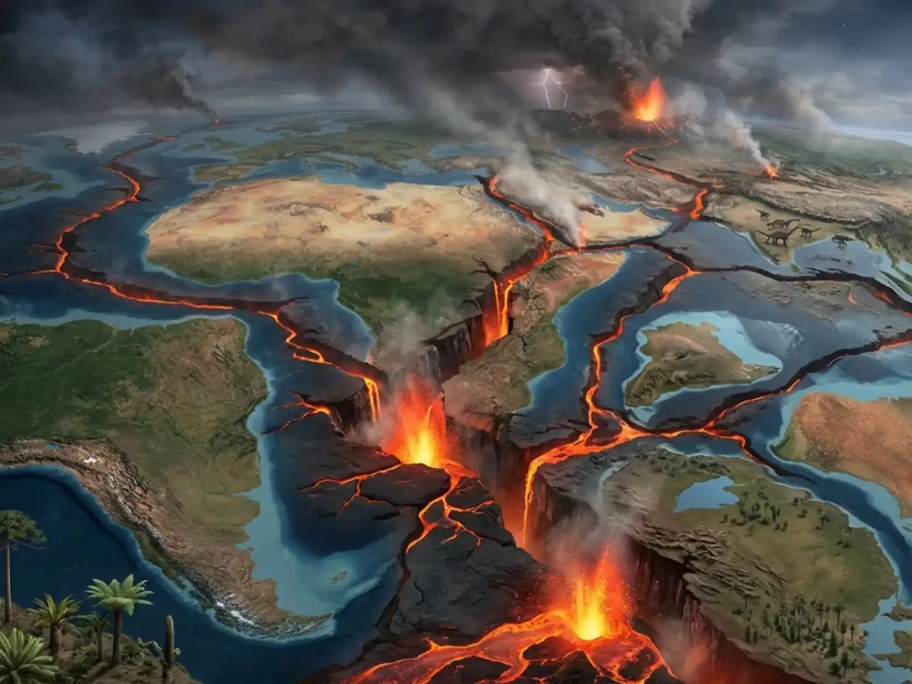 Scientists thought this ancient supercontinent broke apart slowly; new ...