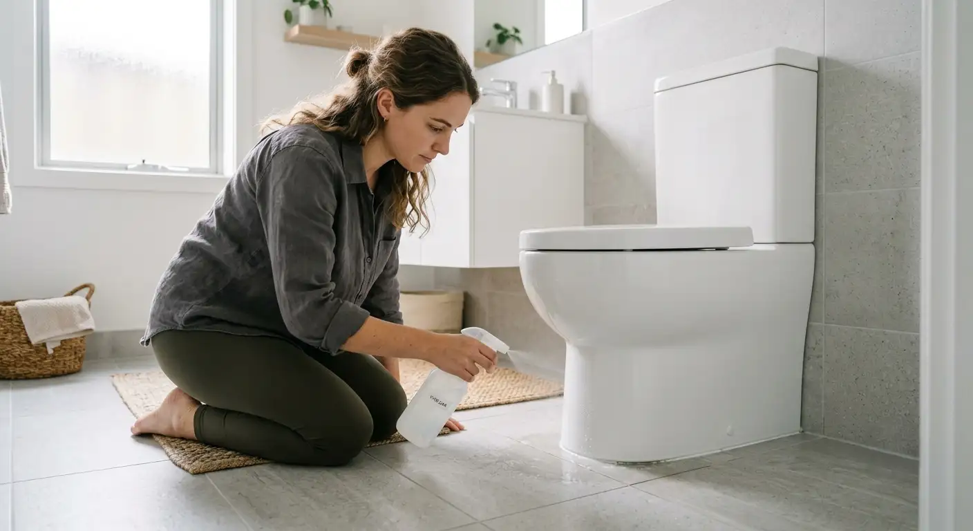 Why experts recommend spraying vinegar around your toilet every week