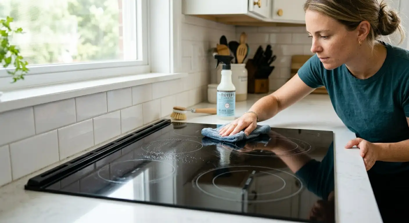 How to clean a glass stovetop and remove stubborn burnt food the easy way