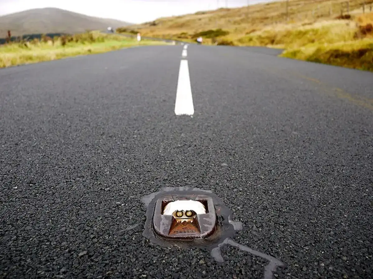 In 1933, Percy Shaw nearly drove off the road when a flash from a cat’s ...
