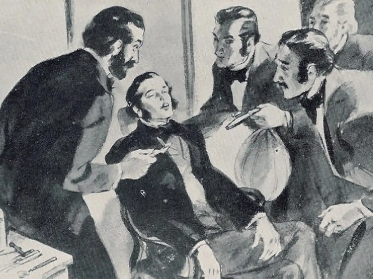 In 1844, Horace Wells watched a laughing-gas stunt hide pain in plain ...