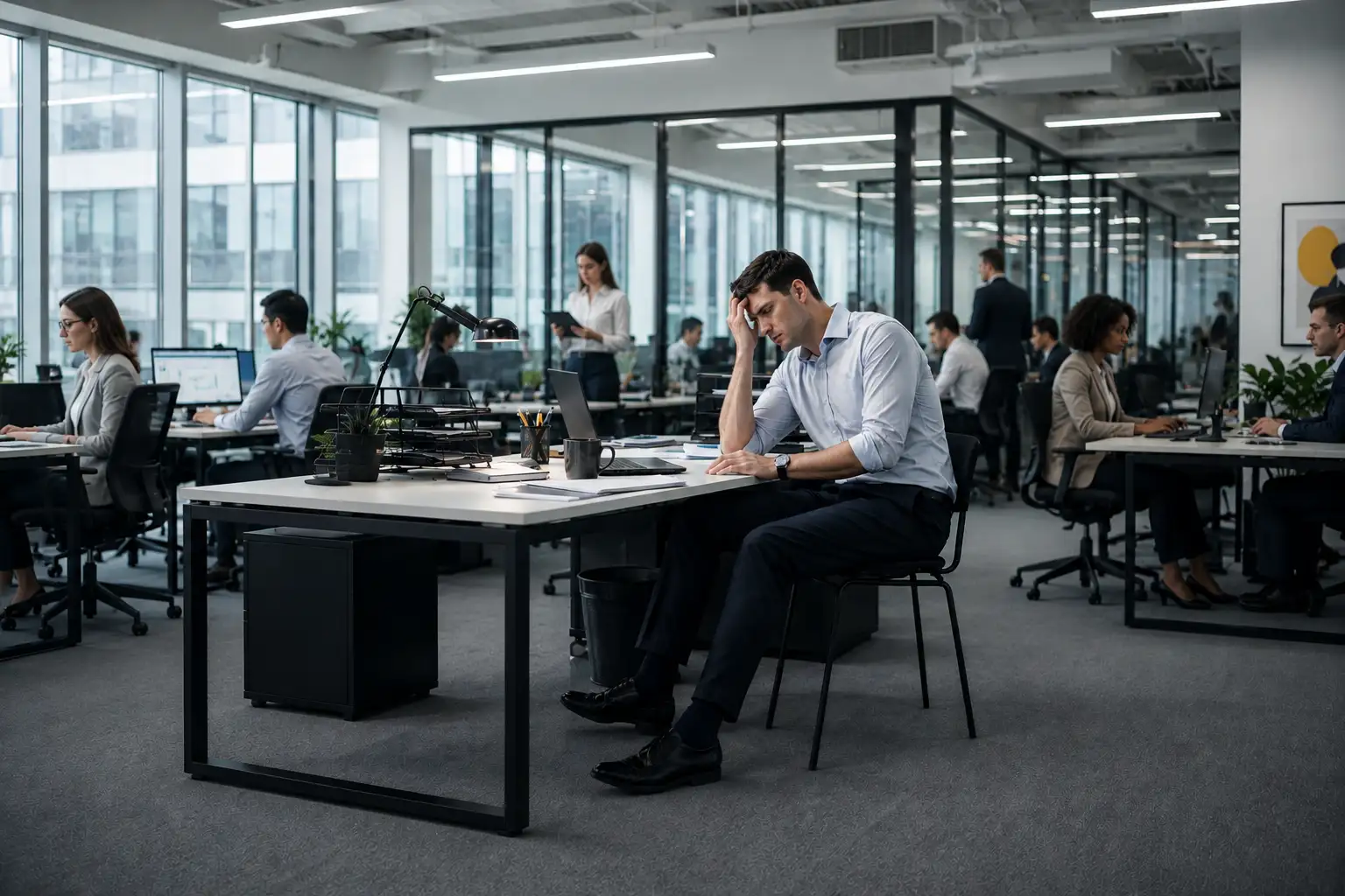 An employee requested an ergonomic chair for severe back pain, but his ...