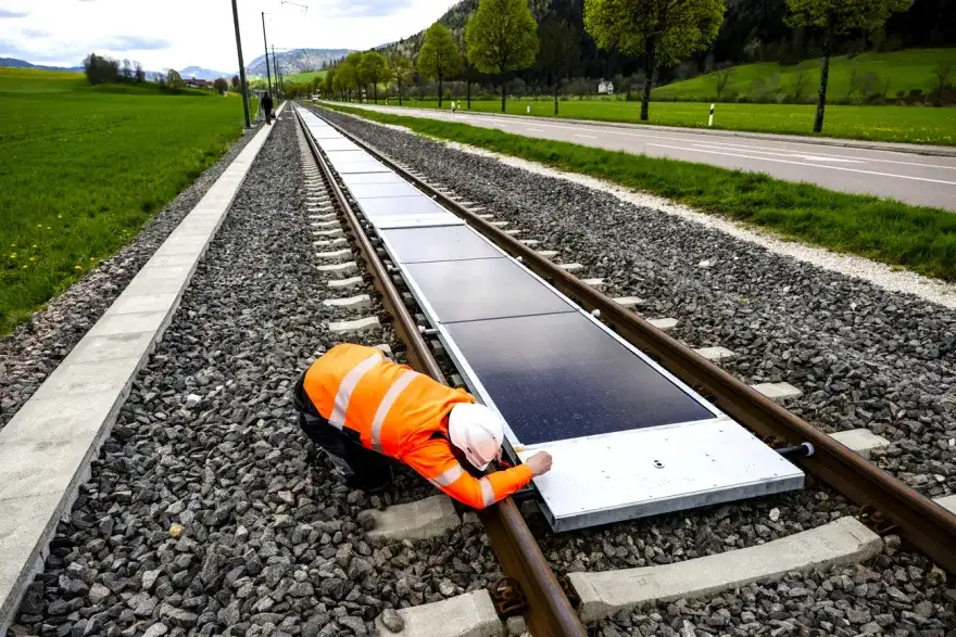 Switzerland just buried solar panels under a live train track to get ...