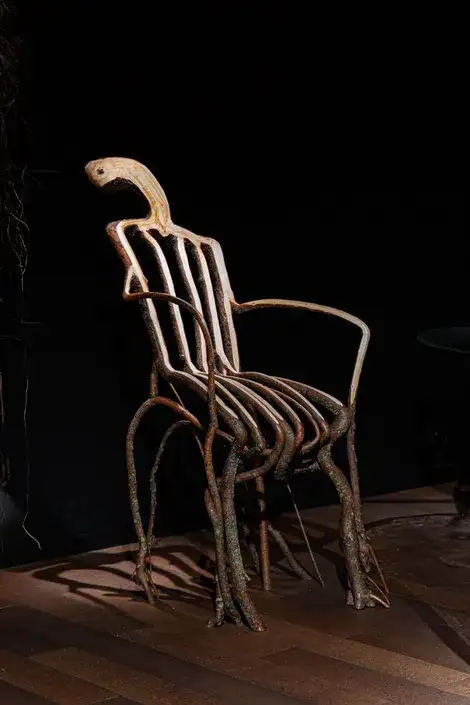 This UK couple grows chairs in their garden and sells them for $90000