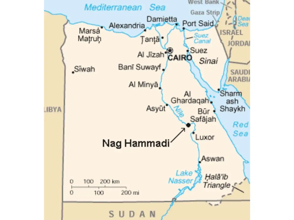 In 1945, villagers digging for fertilizer in Upper Egypt found a sealed ...