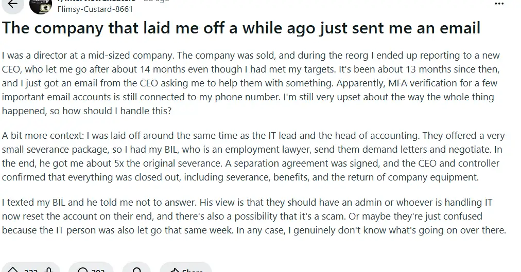 He was laid off despite meeting targets and forced to fight for ...