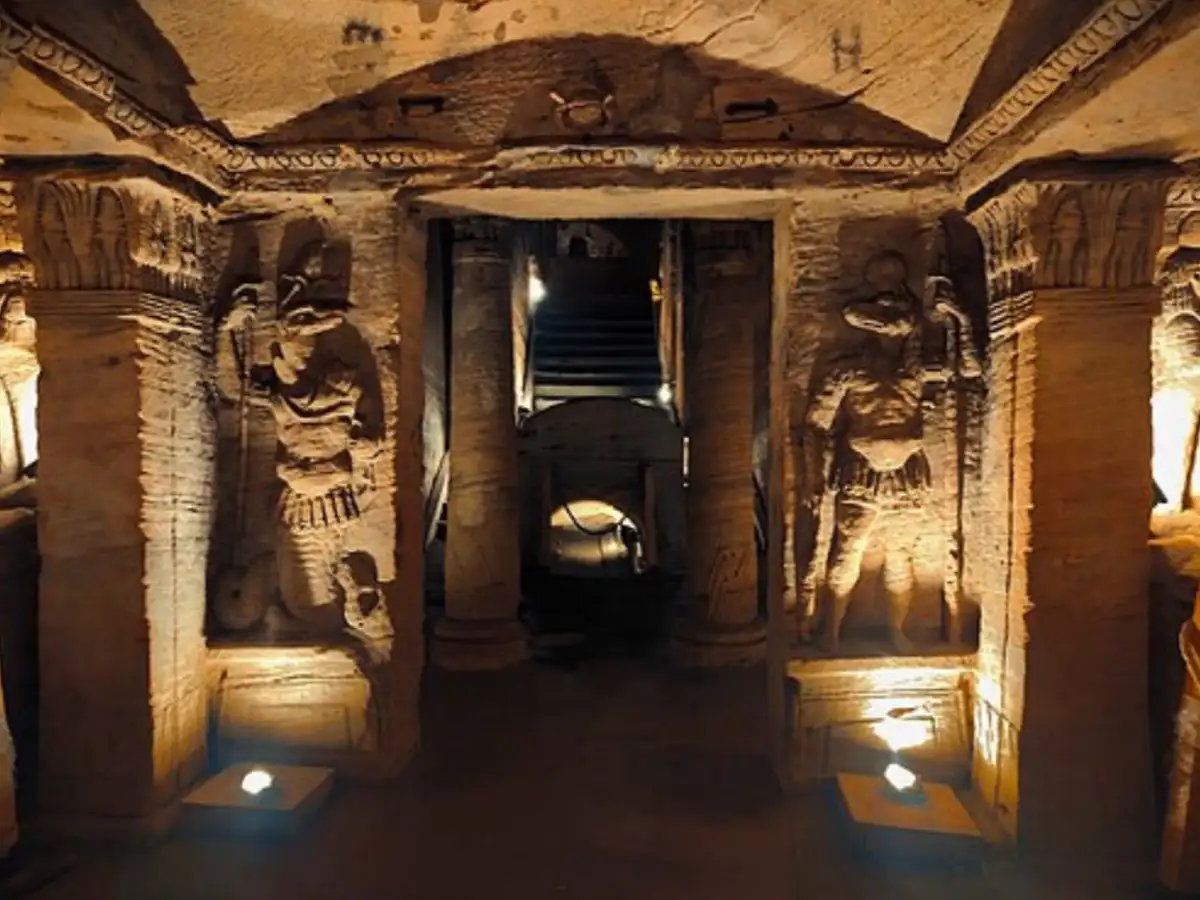 Archaeologists found a spiral catacomb beneath Alexandria, and it ...