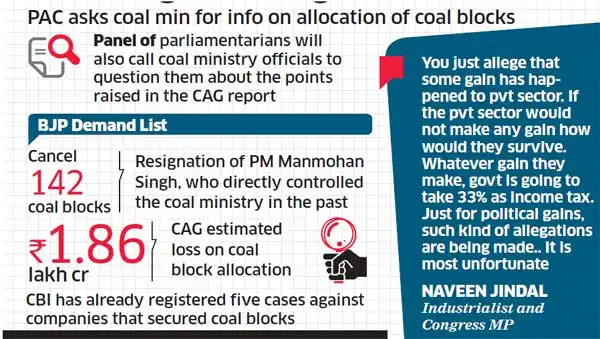 Coalgate: CBI, CAG & CVC to coordinate their actions over coal blocks ...