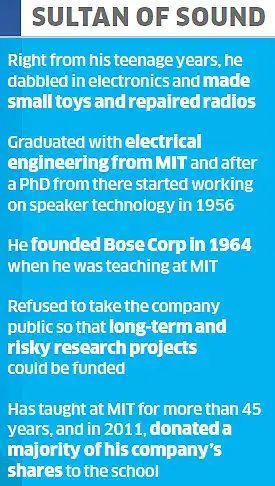 Amar Bose passes away: What made the inventor of Bose audio systems an ...