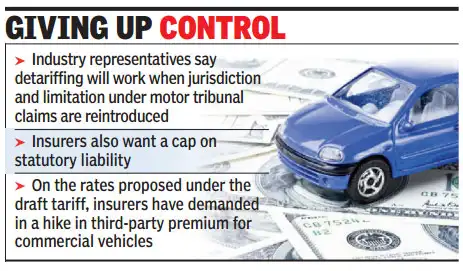 IRDA plans to free up motor third-party rates - The Economic Times