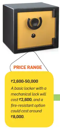 Here are various lockers to secure your valuables and suit your budget ...