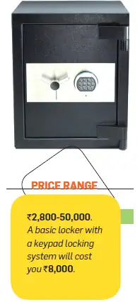 Here are various lockers to secure your valuables and suit your budget ...