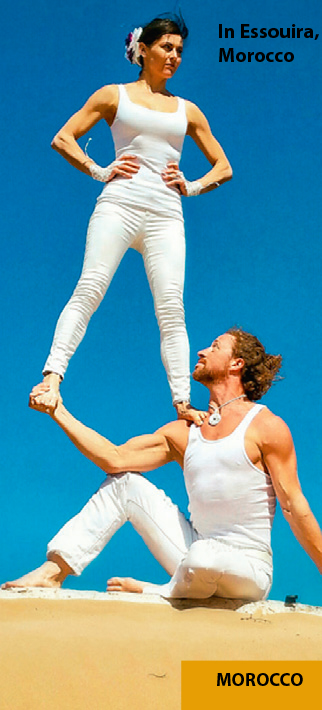 The acrobat couple of Cheetah Platt and Rhian Woodyard married 38 times ...