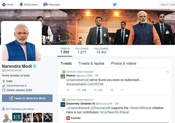 Narendra Modi has successfully used social media: Study - The Economic ...