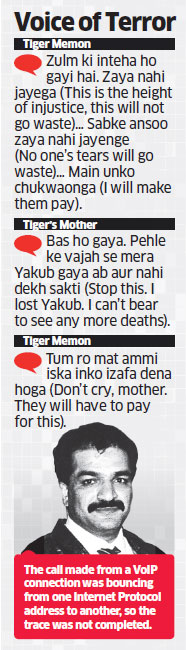 Tiger Memon rang up family on July 30 before Yakub Memon's hanging ...