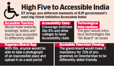 PM Modi to launch 'Accessible India Campaign' for persons with ...