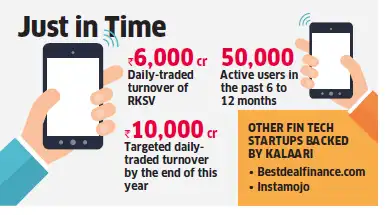Kalaari Capital backs online brokerage RKSV with Rs 27 crore - The ...
