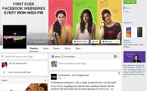 Now showing on Facebook Live: Three women and a web series - The ...