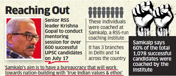 RSS meets IAS candidates: Sangh leader Krishna Gopal to address ...