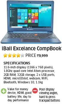iBall: iBall CompBook review: Great notebook for first time users - The ...