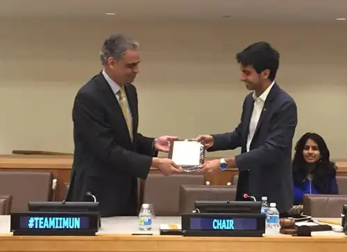 A future PM is learning his first lessons of diplomacy at IIMUN: Rishab ...