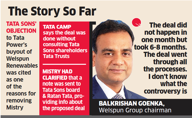 Don’t know what’s controversial about Welspun deal: Balkrishan Goenka ...