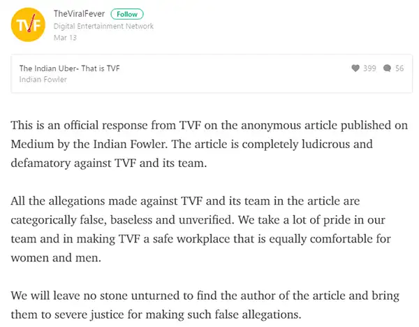 Talk of harassment by TVF founder Arunabh Kumar goes viral after blog by ex-employee - The ...
