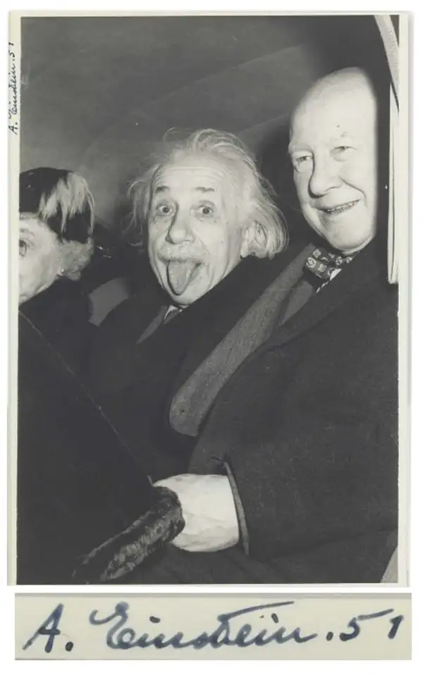 albert einstein: Rare playful photo of Albert Einstein expected to ...