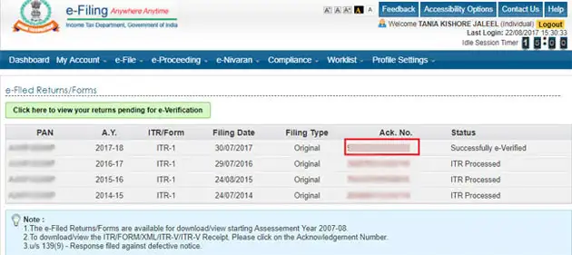 How to download and send ITR-V to income tax department - The Economic ...