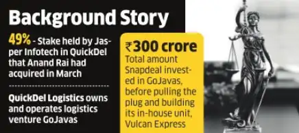 vulcan express: GoJavas' Anand Rai files fresh complaint against Jasper ...