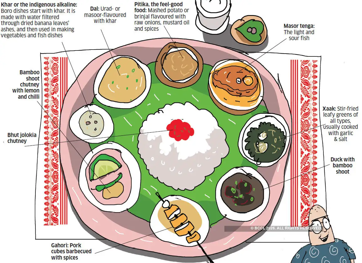 Assam: Assam offers a culinary tradition distinctly different from the ...