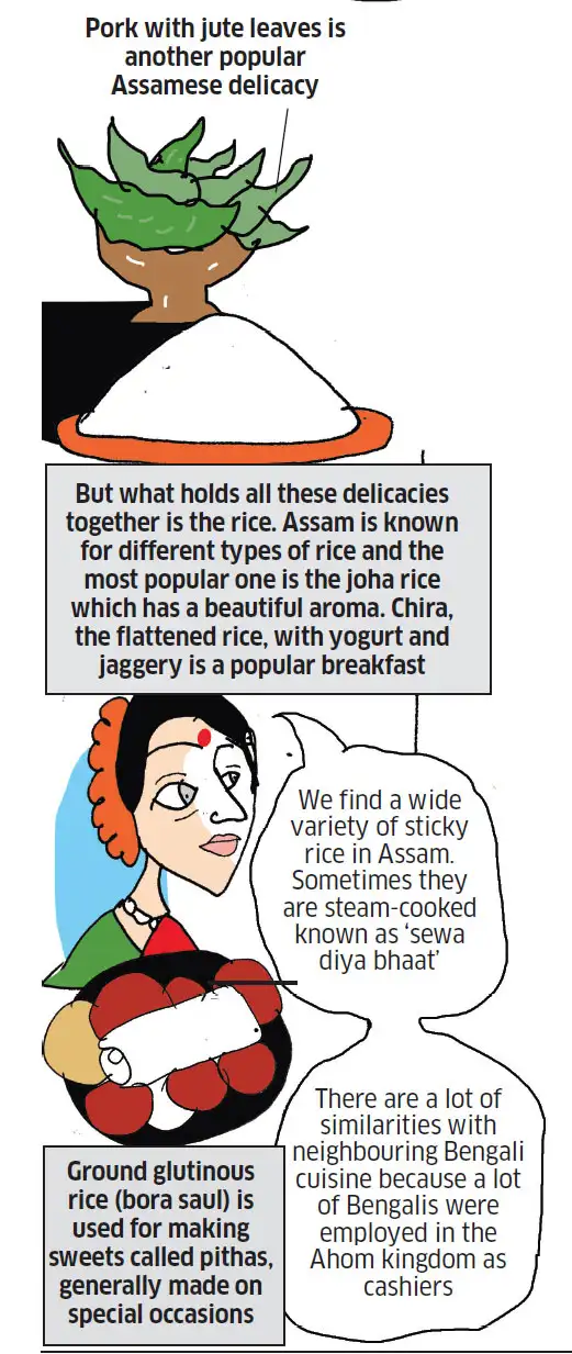 Assam: Assam offers a culinary tradition distinctly different from the ...