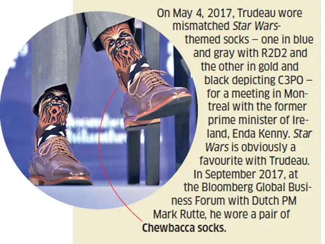 Justin Trudeau's socks appeal - The Economic Times