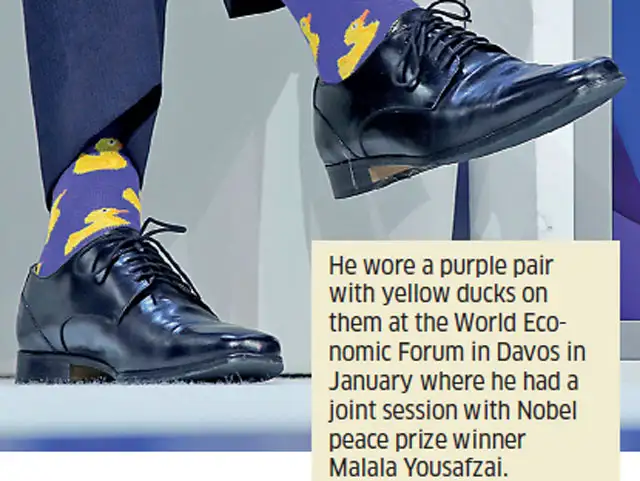 Justin Trudeau's socks appeal - The Economic Times