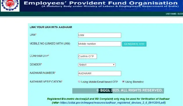 Aadhaar UAN linking: How to link UAN with Aadhaar