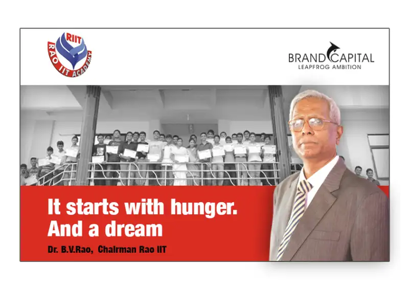 Rao IIT: No.1 IIT Coaching classes with Brand Capital's partnership ...