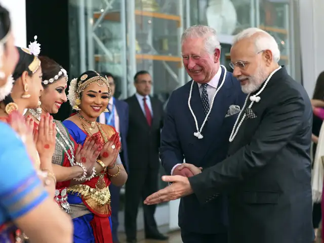 prince charles: Prince Charles welcomes PM Narendra Modi to celebrate ...