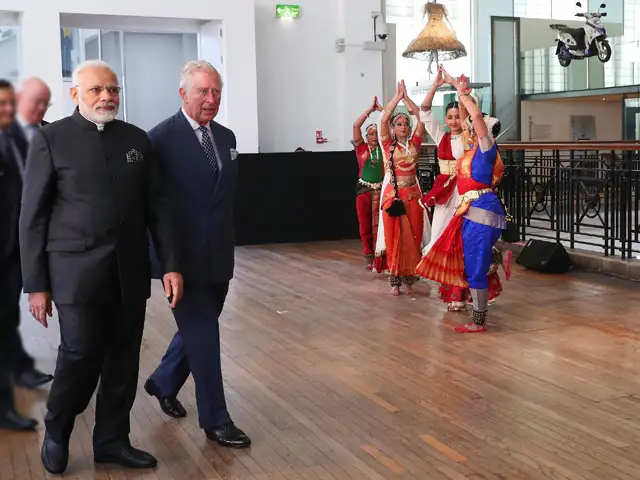 prince charles: Prince Charles welcomes PM Narendra Modi to celebrate ...