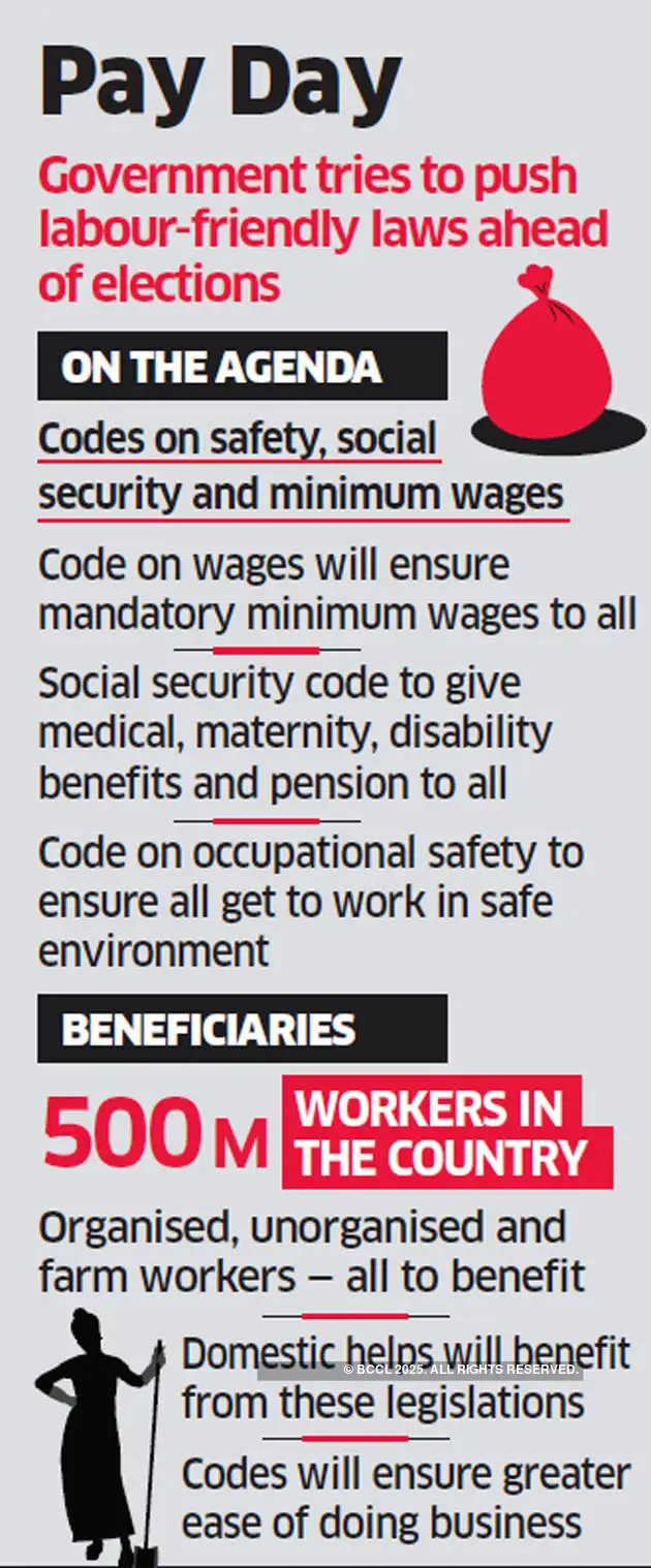 labour bills: Government to push for labour bills that pay ahead of ...