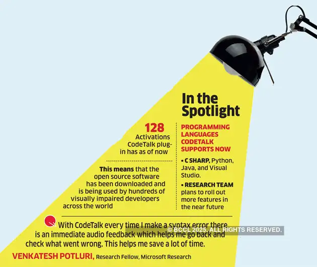 Microsoft: Microsoft’s codetalk shines the light for the visually ...