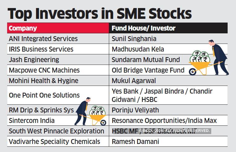 SME stocks: SME stocks soar as funds start buying - The Economic Times