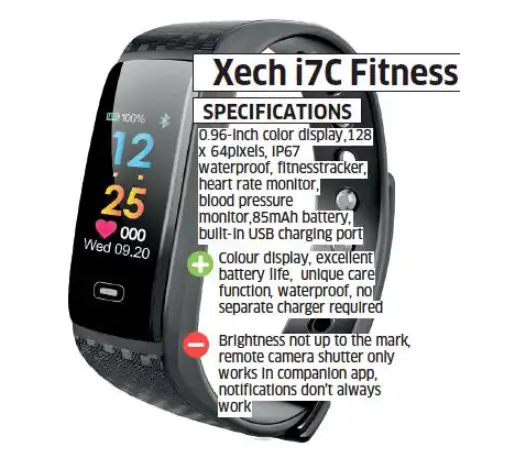 Xech i7C Fitness Band review: An excellent option if you have a tight ...