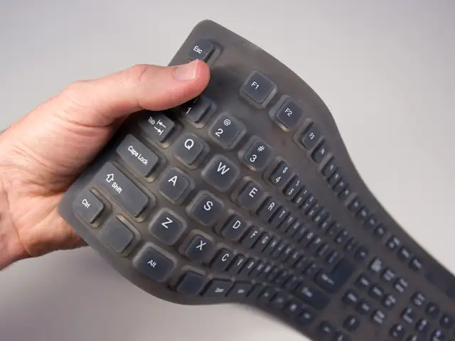 flexible keyboard: Stop carrying your chunky keyboard: New bendable ...