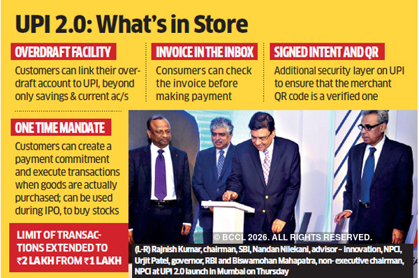 RBI: NPCI launches new-look UPI with overdraft facility - The Economic ...