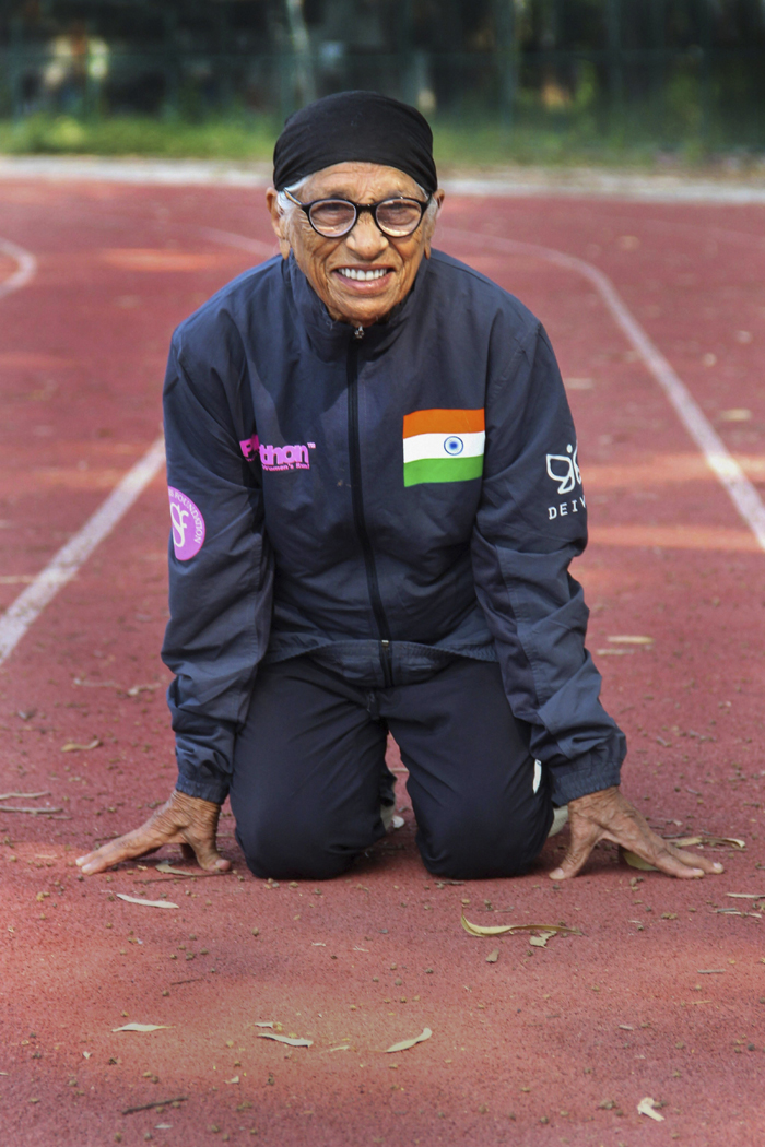 Man Kaur: Meet Man Kaur, the 102-year-old sprinter whose secret to long ...