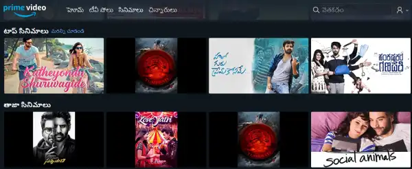Amazon Prime Video: Amazon Prime Video introduces Tamil & Telugu user ...