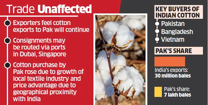 Cotton trade: Import duty hike may not hamper India-Pak cotton trade ...