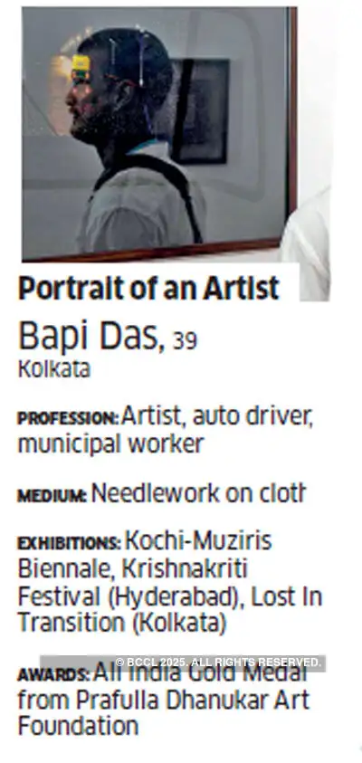 Bapi Das: An autorickshaw driver's journey into the centre of the art ...