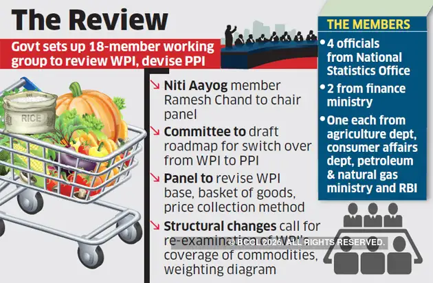 Government sets up working group to revise WPI, give roadmap to shift ...