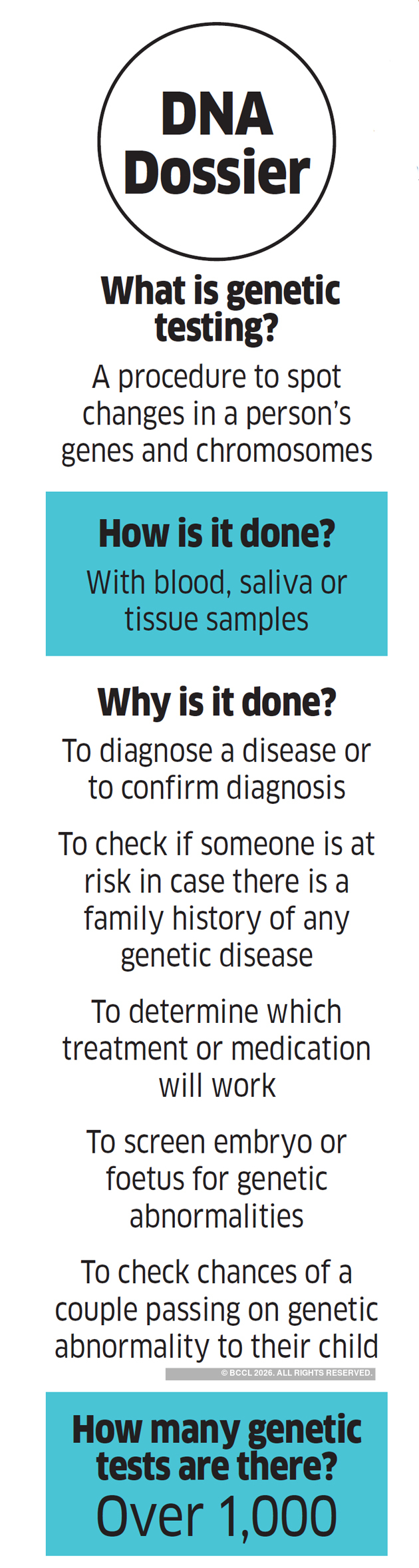 Genetic tests in india: Genetic tests gaining popularity for diagnosis ...